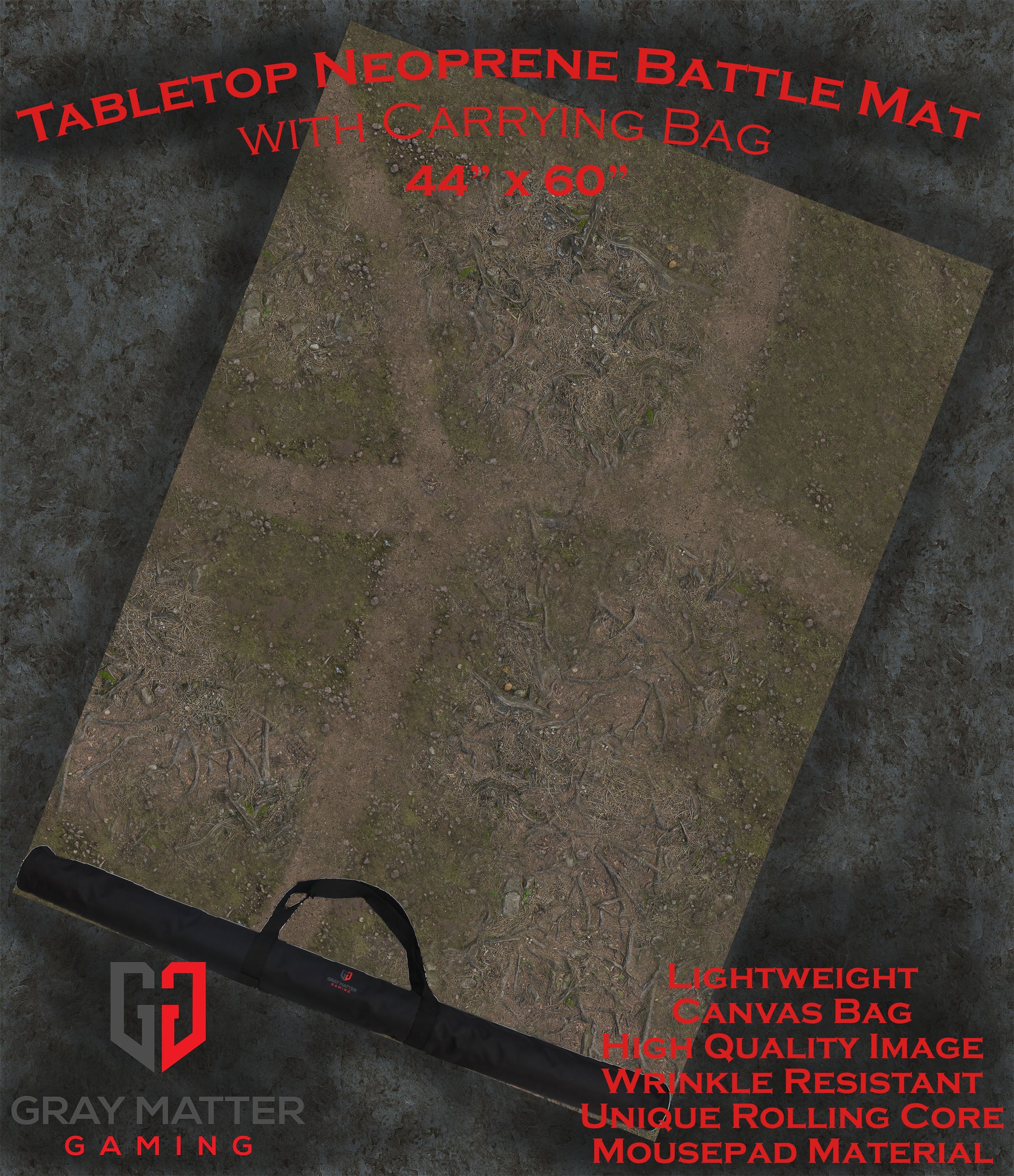 Deep Forest Battle Mat - 44x60, 36x36, 36x72 - Wargaming Products ...