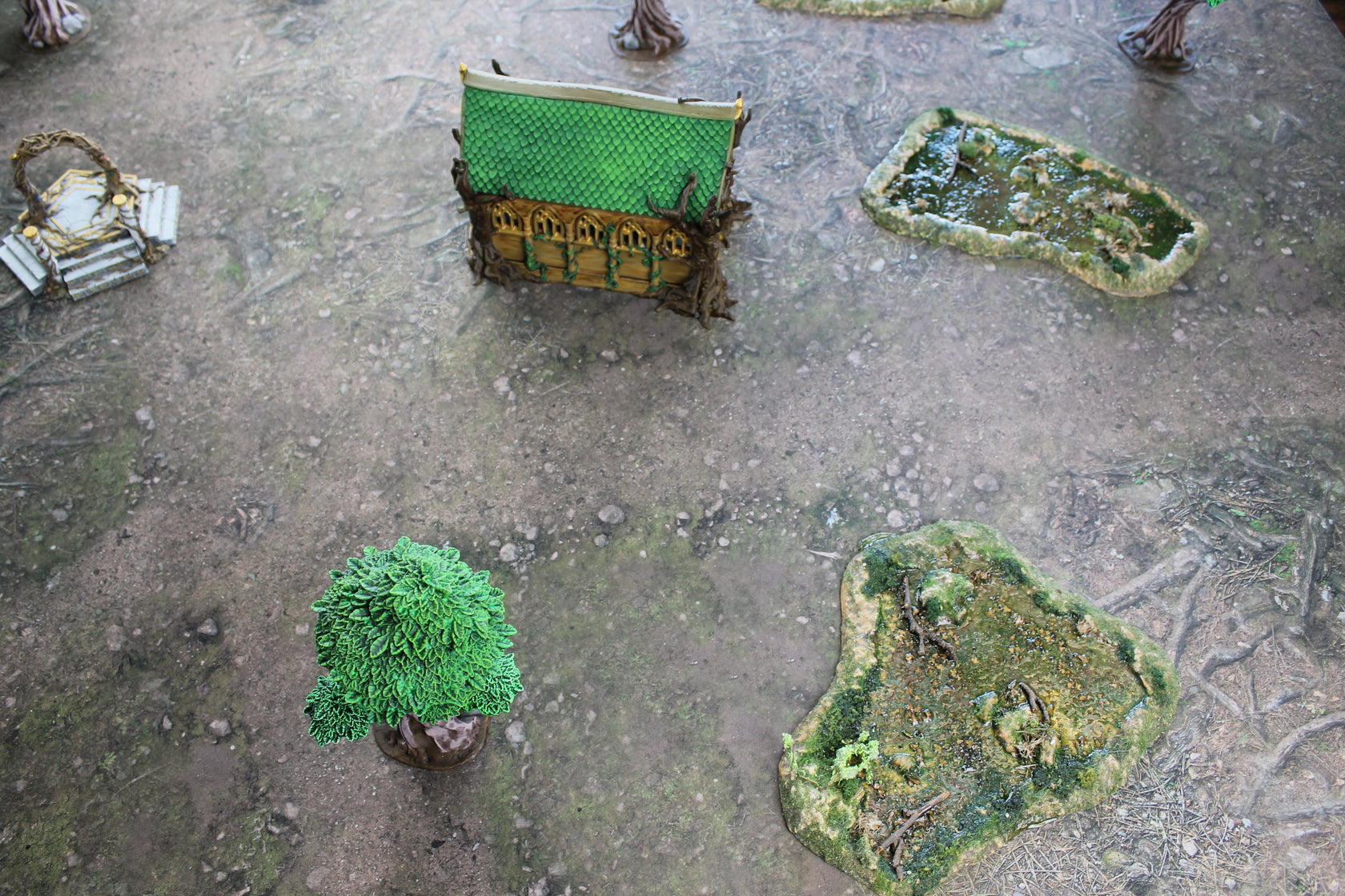 Deep Forest Battle Mat - 44x60, 36x36, 36x72 - Wargaming Products ...