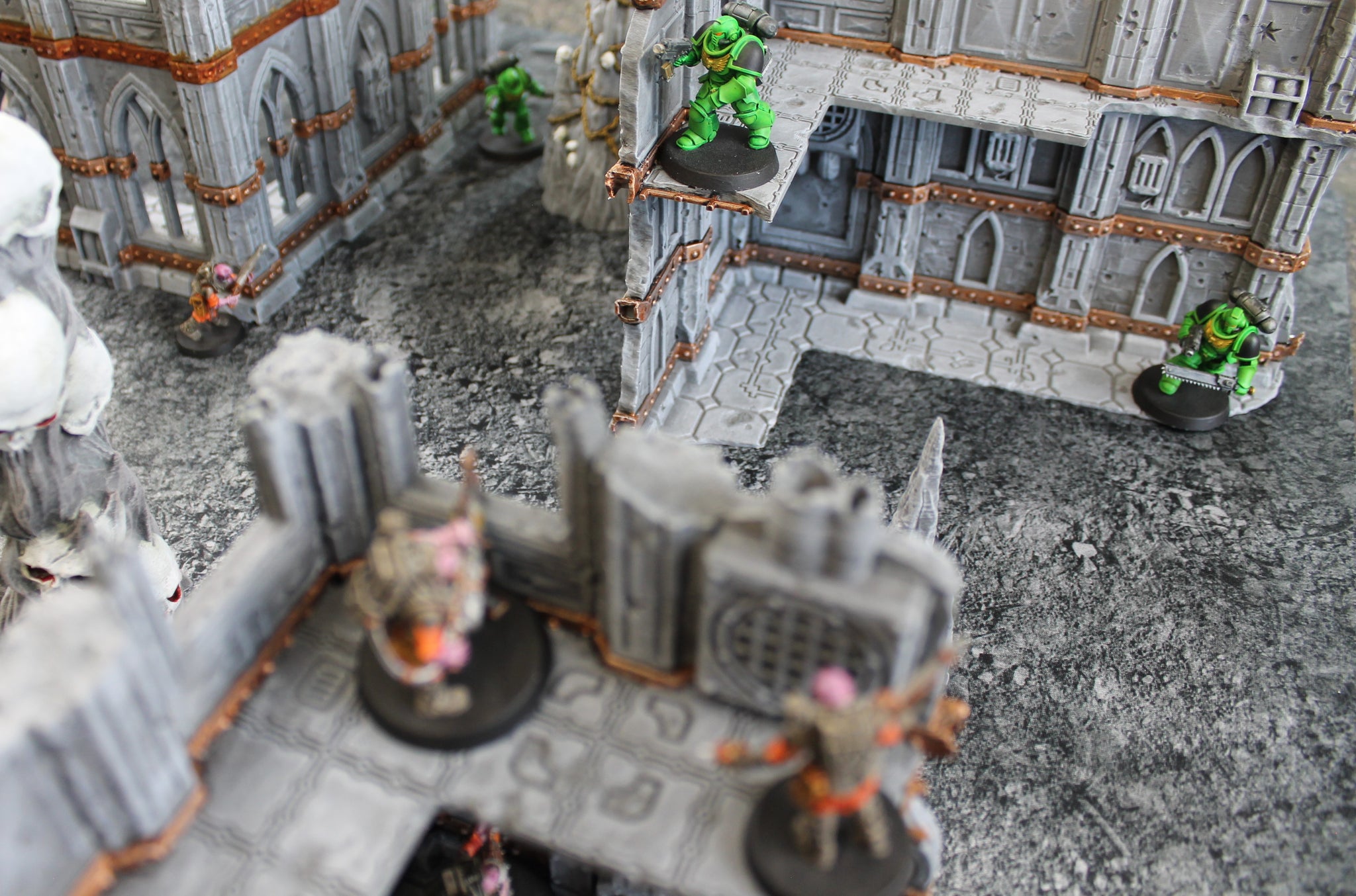 Urban Ruins Battle Mat - 22x30 44x60 - Wargaming Products – Gray Matter ...