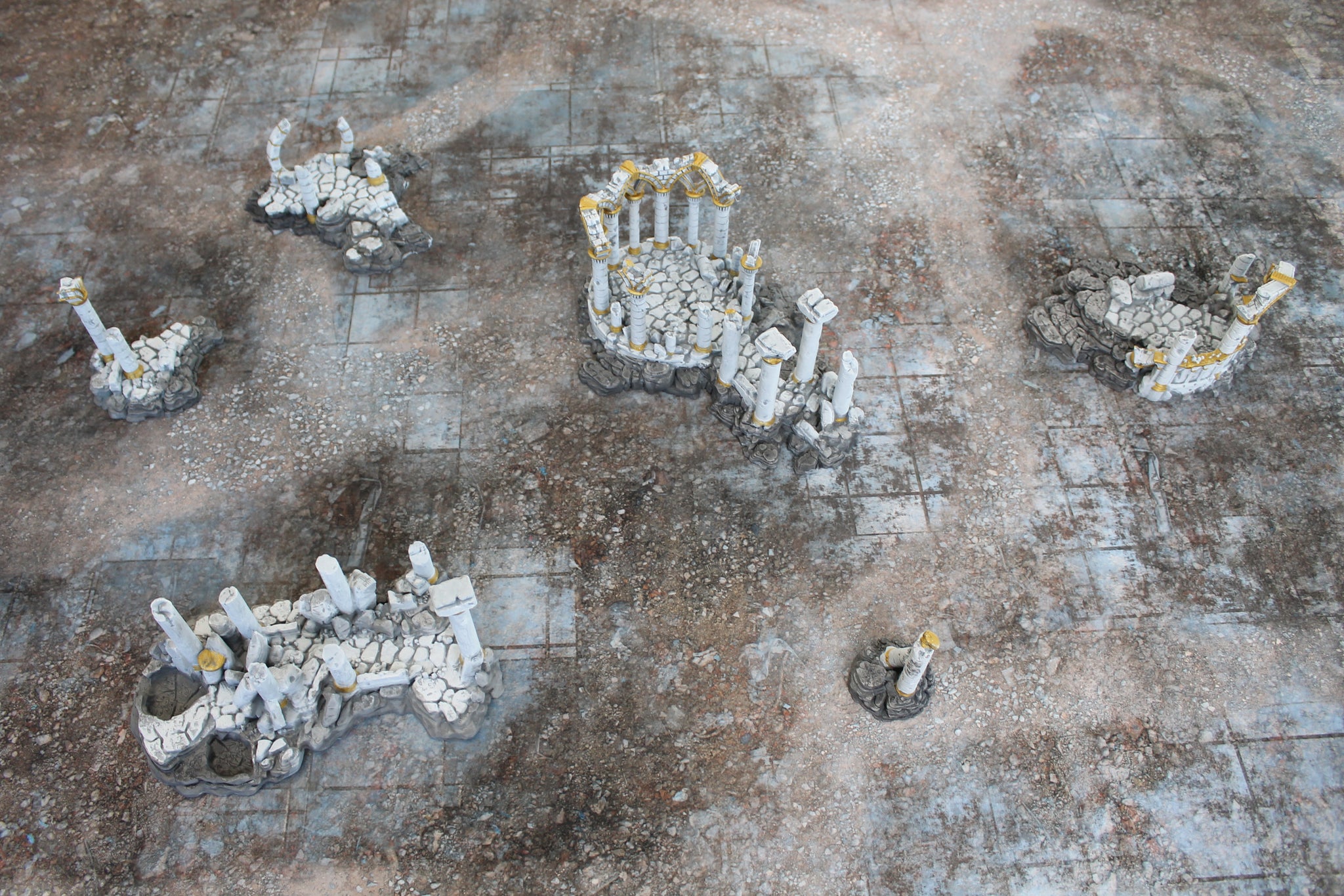 Urban Ruins Battle Mat - 22x30 44x60 - Wargaming Products – Gray Matter ...