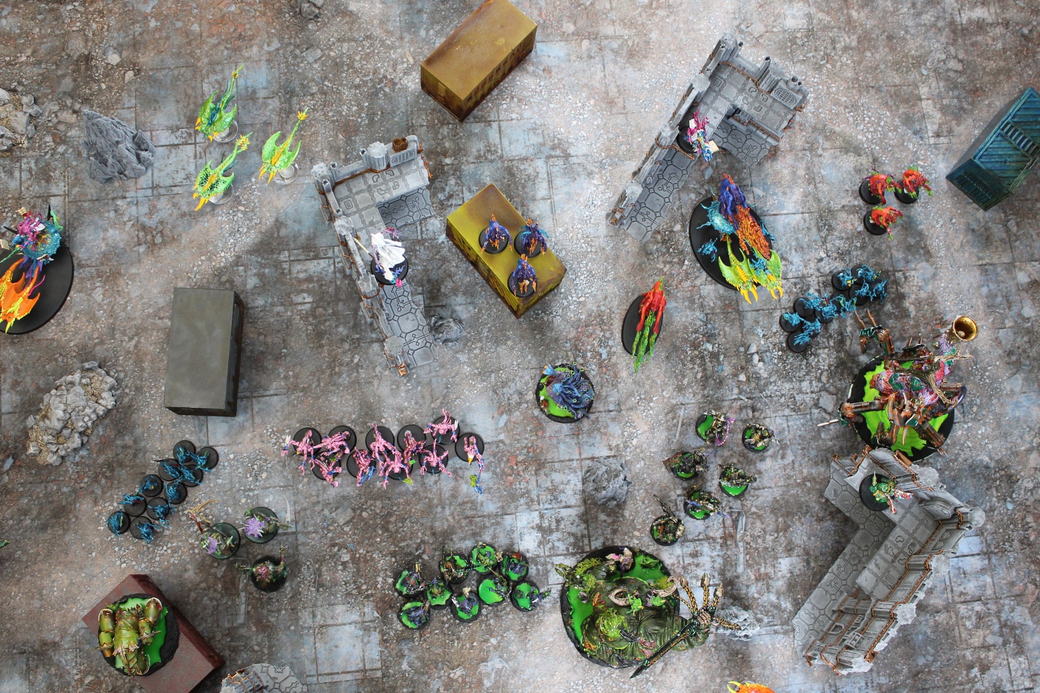 Urban Ruins Battle Mat - 22x30 44x60 - Wargaming Products – Gray Matter ...
