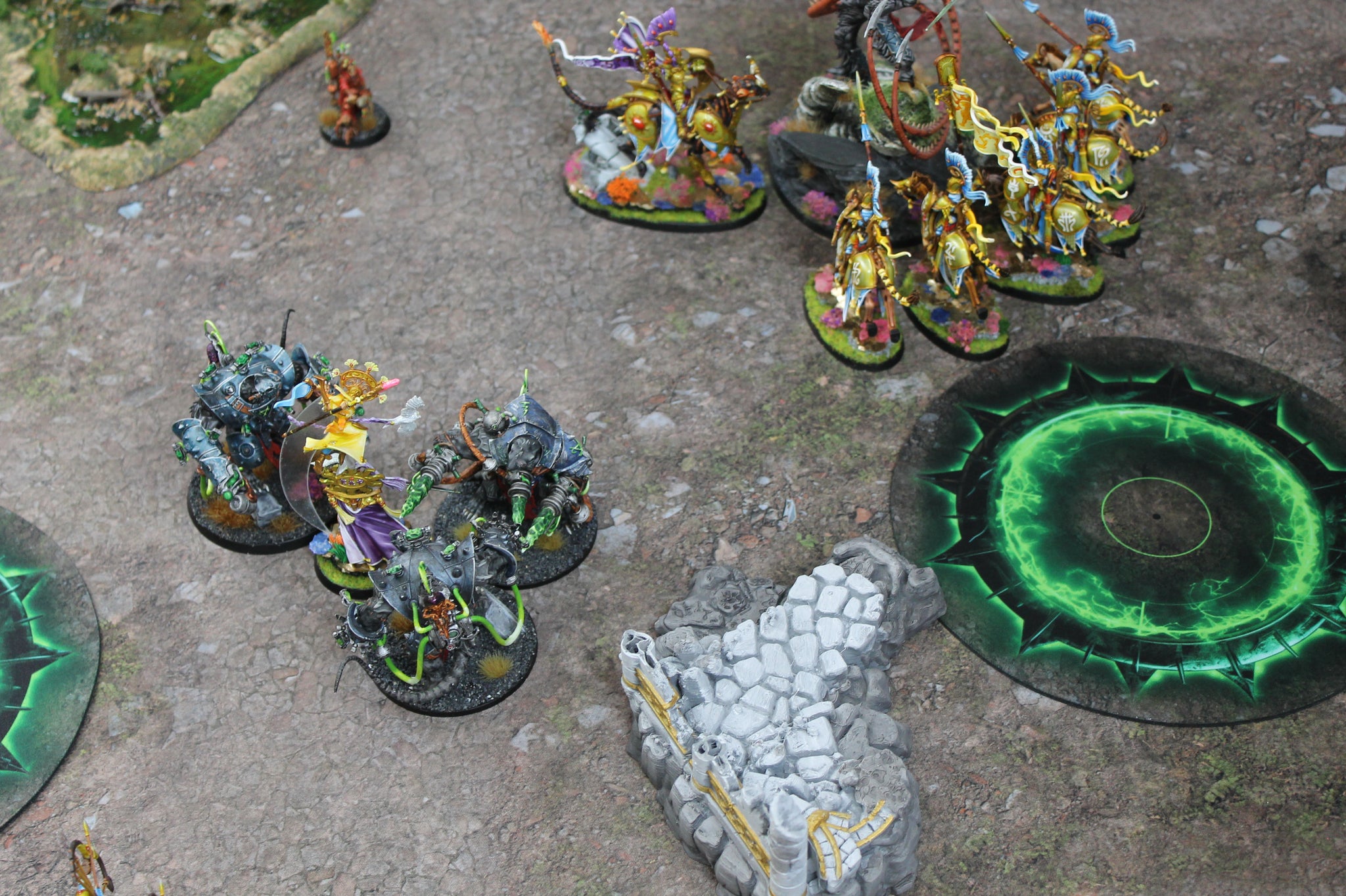 Abandoned Town Battle Mat - 36x36, 44x60, 48x72 - Warhammer, Conquest ...