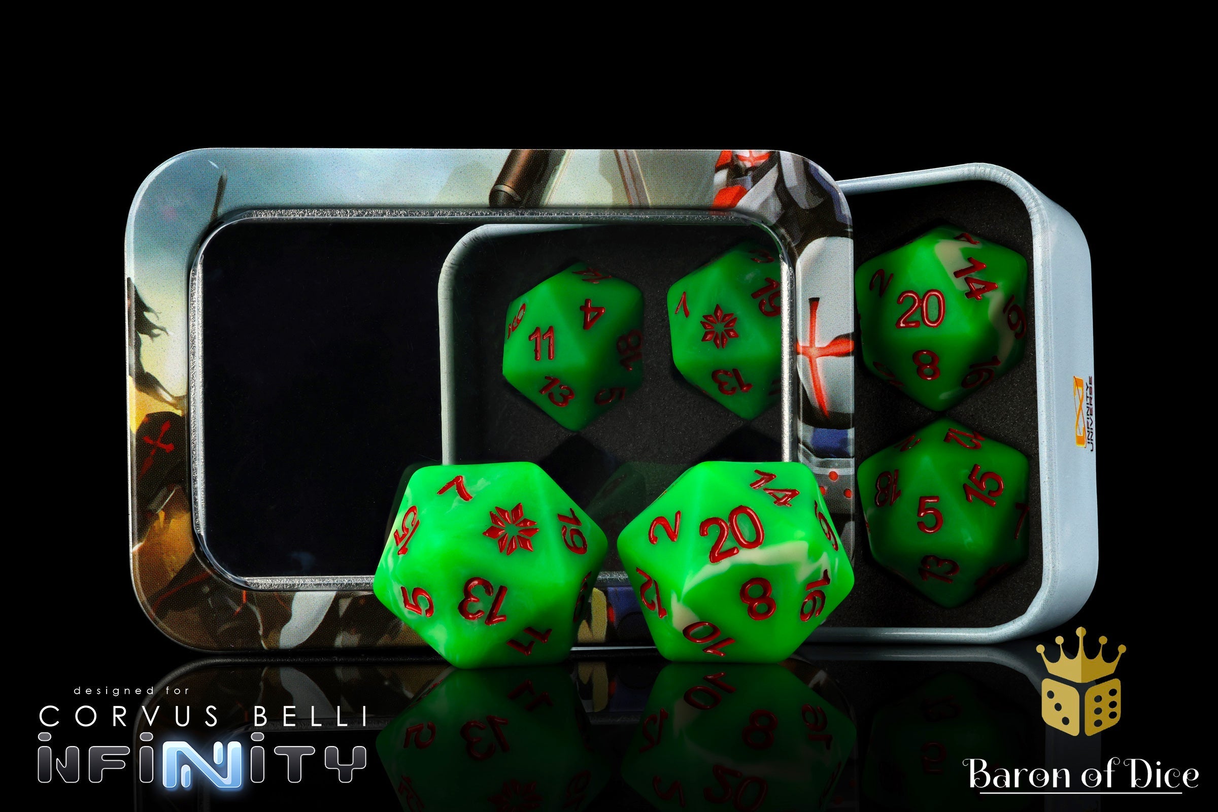 Infinity: Non-Aligned Armies (NA2) - Official Dice Set – Gray Matter Gaming