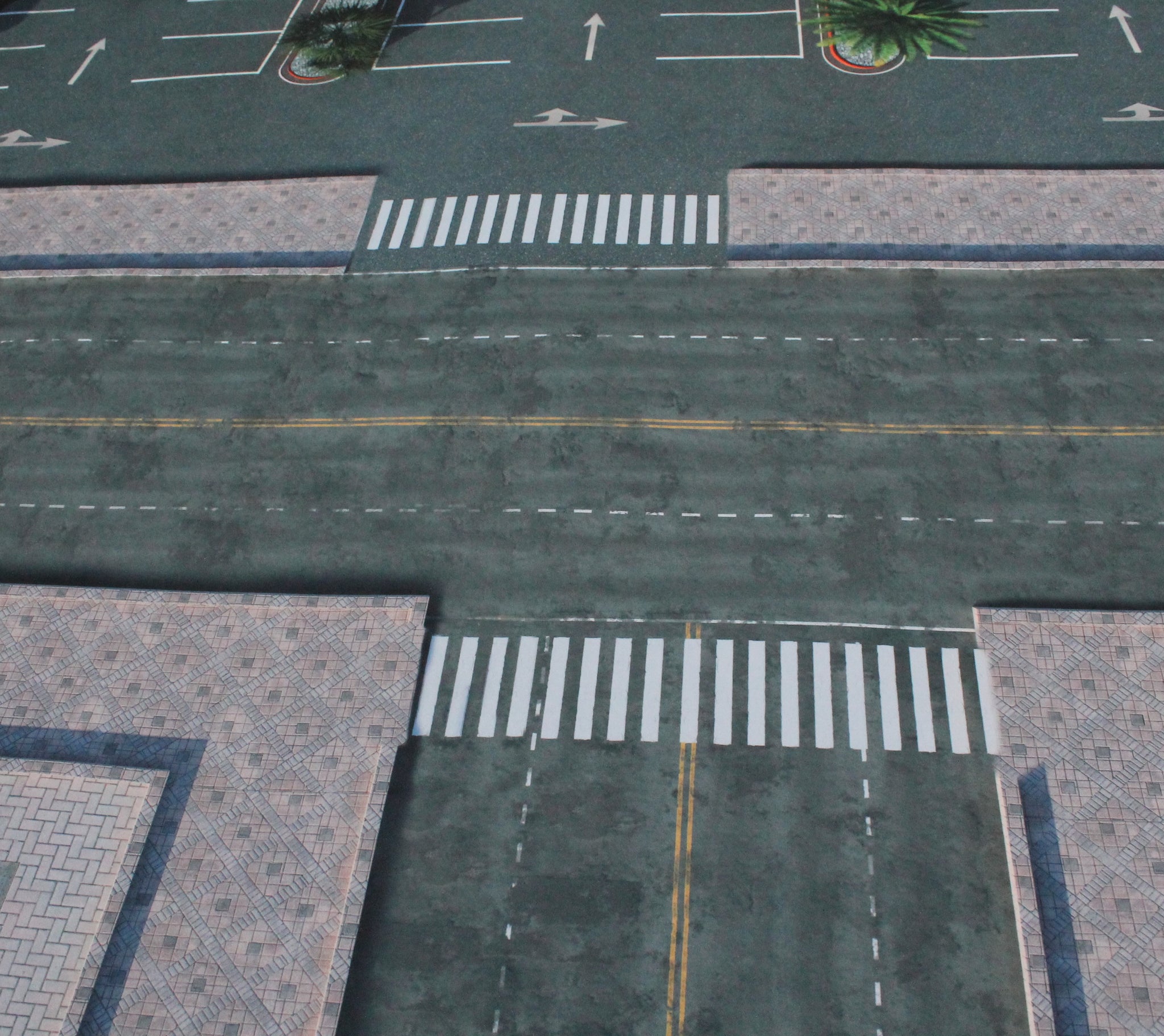 Modern City Battle Mat - 36" x 36" - Wargaming Products – Gray Matter ...