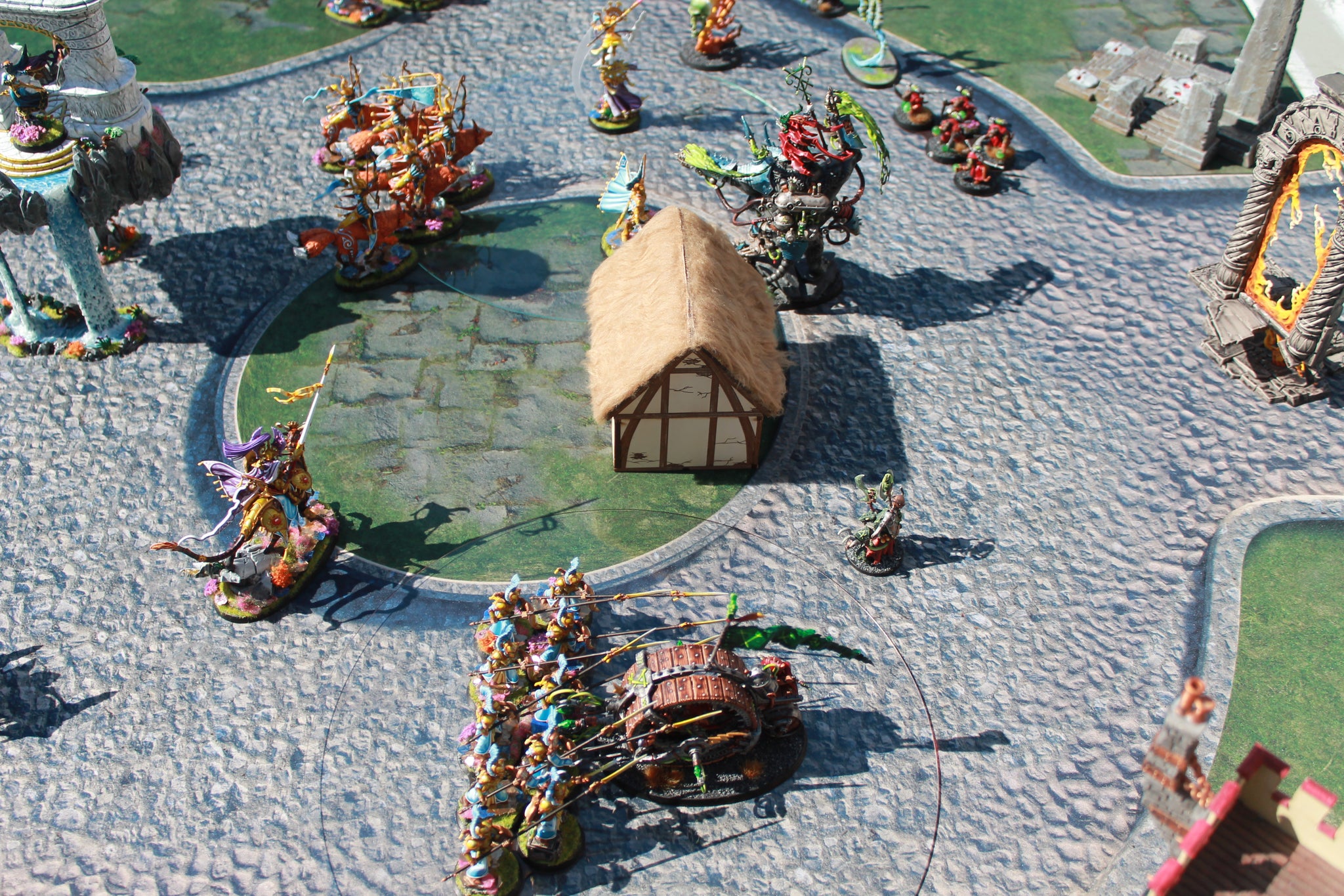 Town Center Battle Mat - 44" x 60" - Wargaming Products – Gray Matter ...